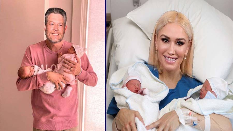 Gwen Stefani and Blake Shelton Unveil Twin Girls' Name Shortly After ...