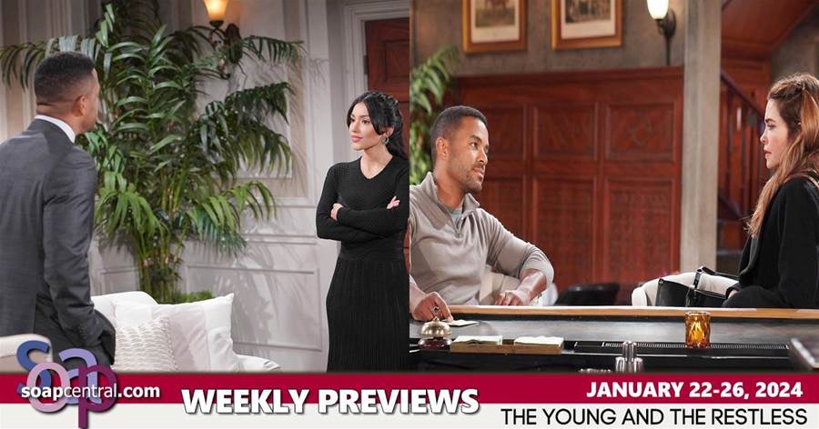 Y&R Spoilers for the week of January 22, 2024 on The Young and the Restless