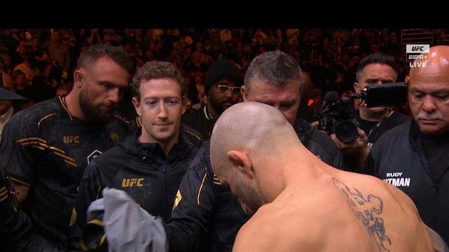Mark Zuckerberg In Alex Volkanovski's Corner At UFC 298, Share Pre ...